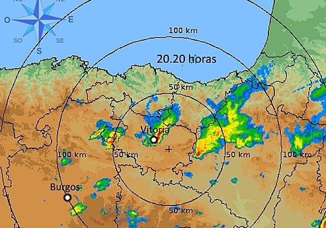 ¿Es la tormenta de Vitoria la que sale en el vídeo que más ha circulado desde el jueves? | El Correo